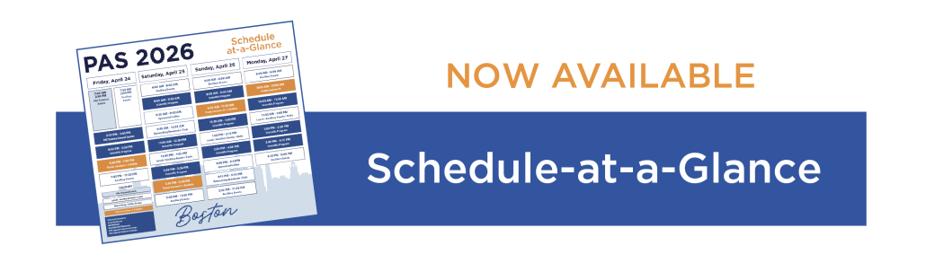 2026 MEETING – PAS Meeting