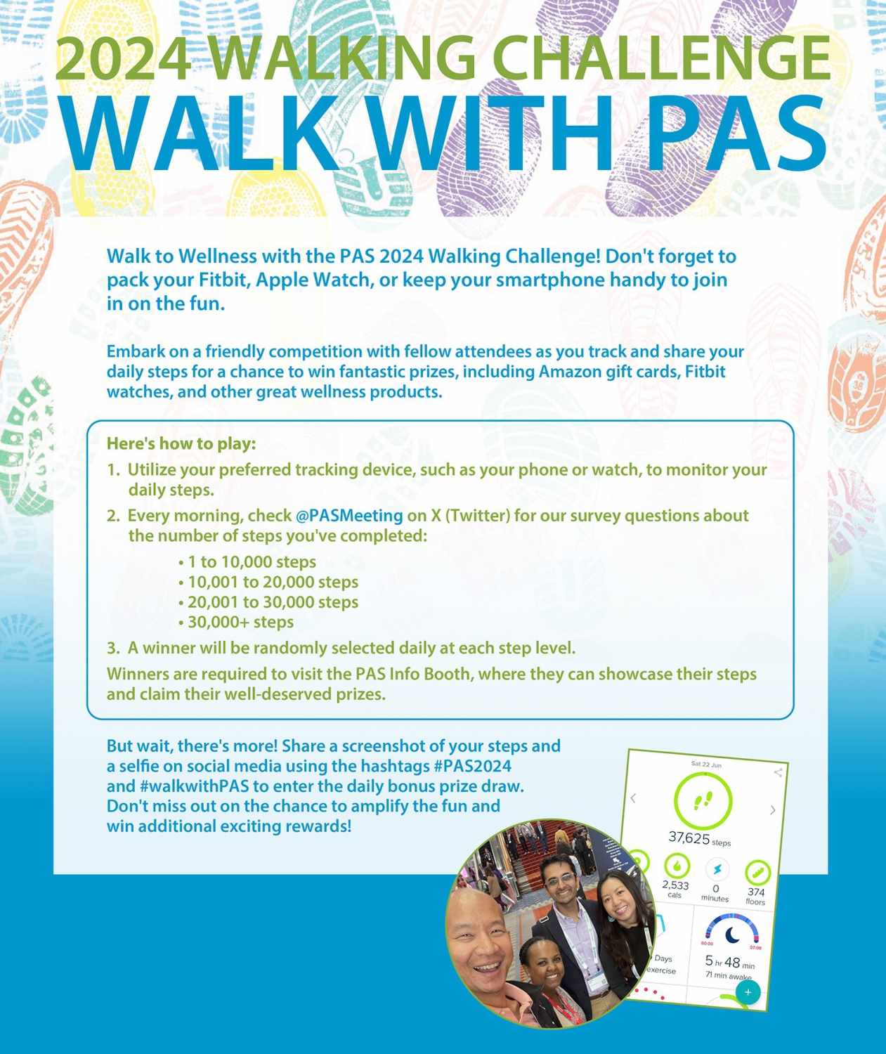 2024 WALKING CHALLENGE – PAS Meeting