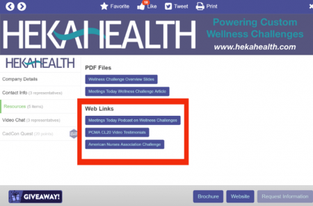 PAS VIRTUAL EXHIBIT BOOTH PACKAGE – PAS Meeting